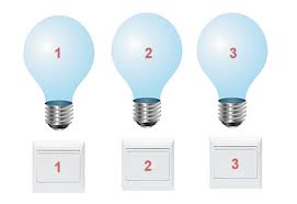 Think & Solve Puzzles: 3 Light Bulbs and its Switches