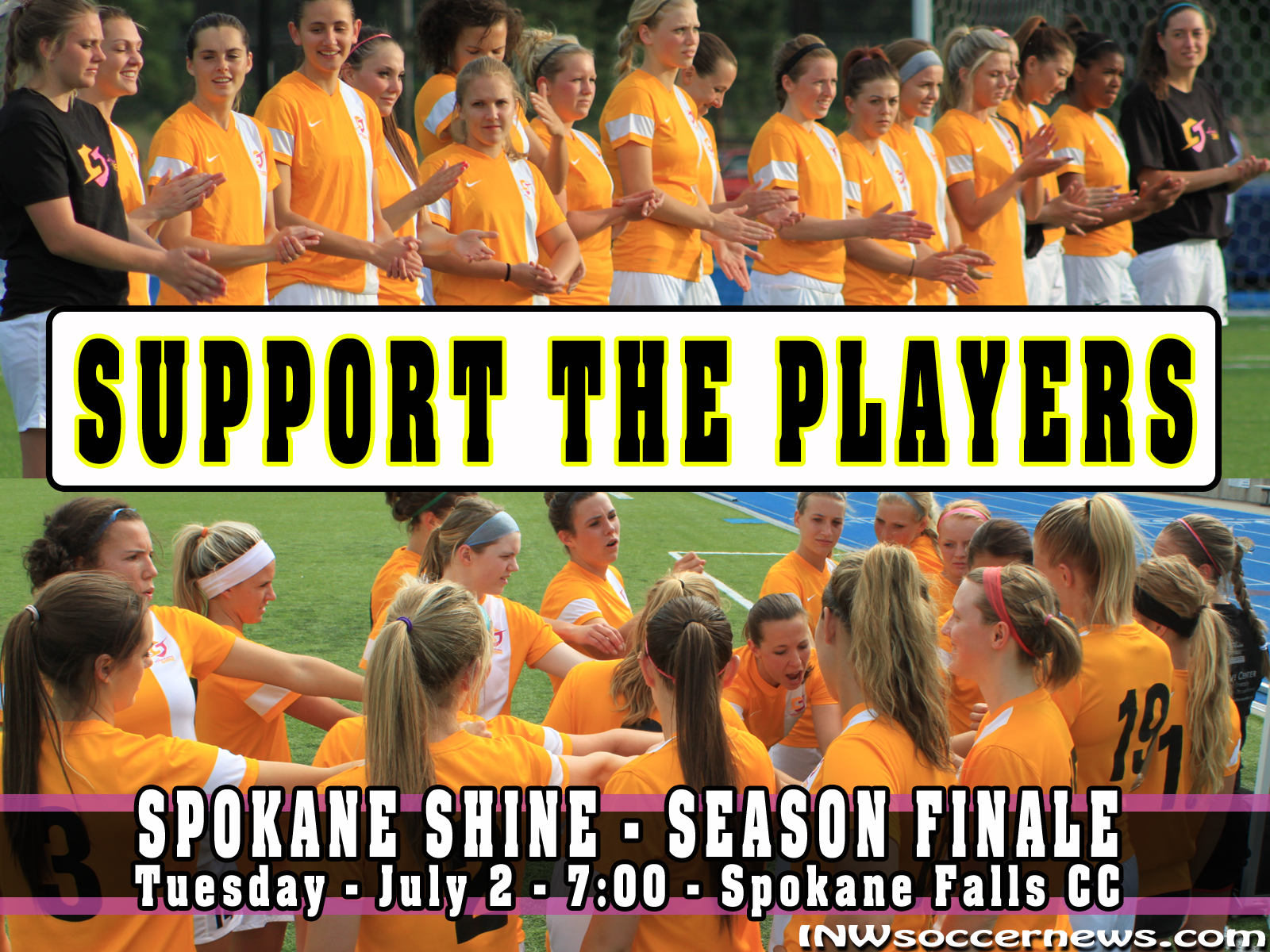 Inland NW Soccer News: INW SUPPORT THE PLAYERS CAMPAIGN