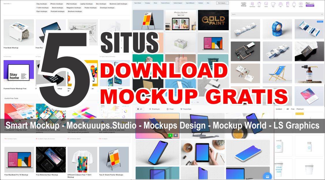5 Situs Download Mockup GRATIS Terlengkap - TUTORiduan.com