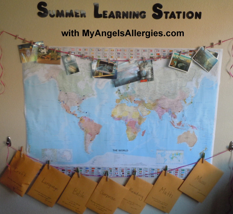 Summer Learning Station: The Activities ~ My Angel's Allergies