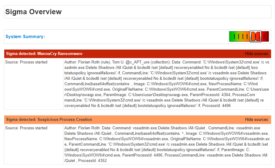 Deep Malware Analysis - Joe Sandbox + SIGMA