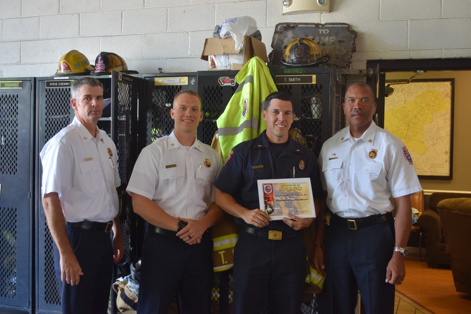 Nine PGFD Firefighters Recognized for Heroic Rescues at 2-Alarm Fire