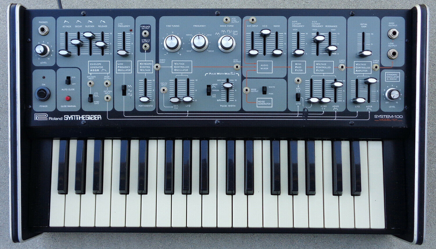 MATRIXSYNTH: Roland System 100 * Model 101 Keyboard * Pro Serviced