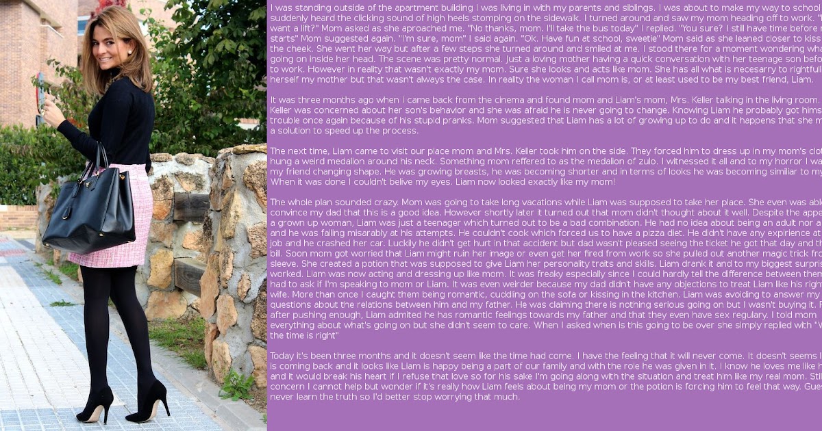 Marti's tg captions: Is he still my friend or mom already