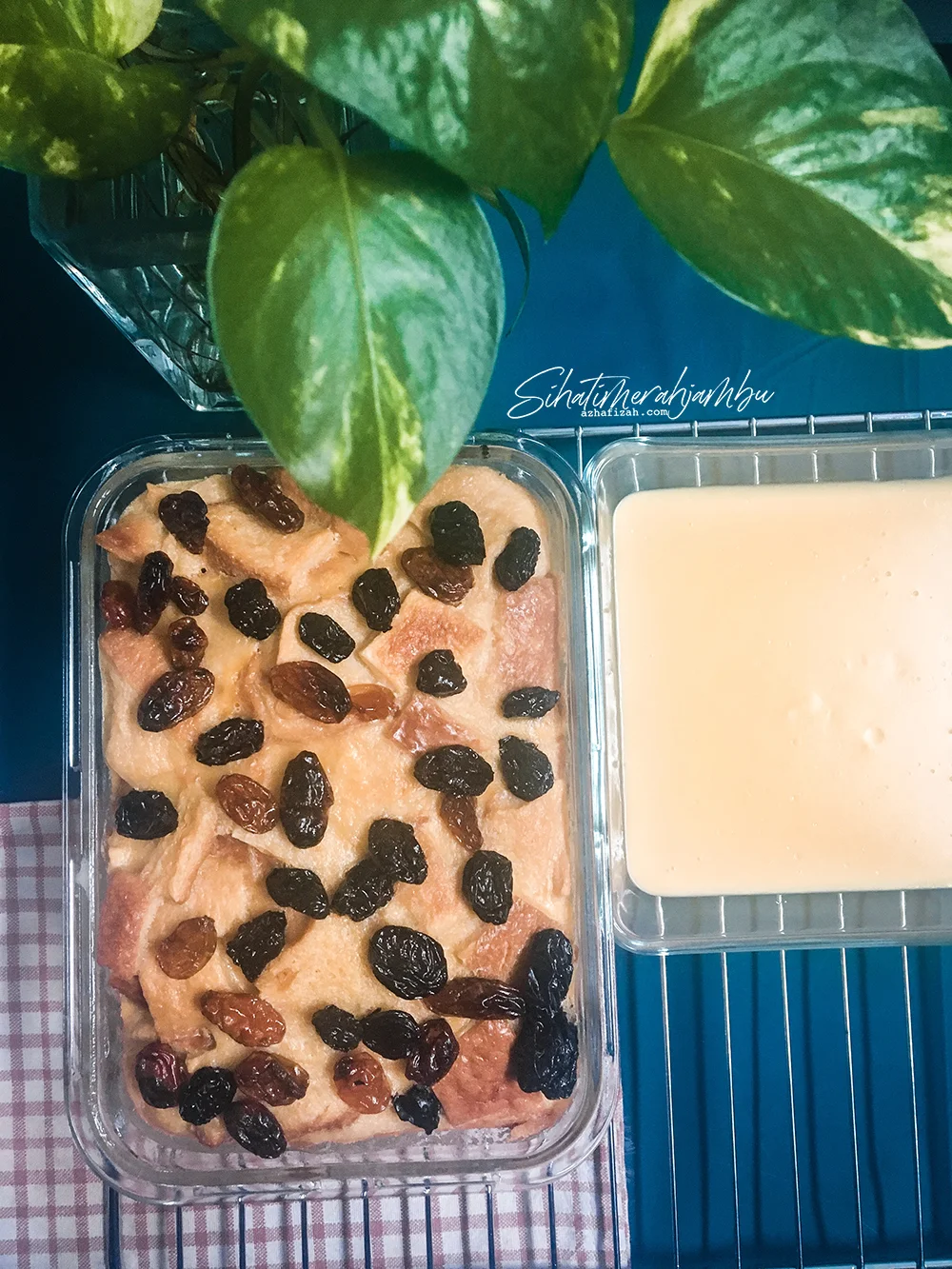 Resepi | Puding Roti Dengan Sos Kastard | Blog Sihatimerahjambu