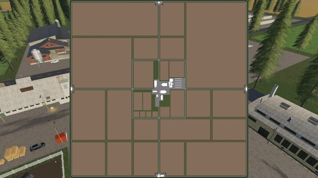 FS19 Big Fields Farm v1.0 - FS 19 & 22 USA Mods Collection