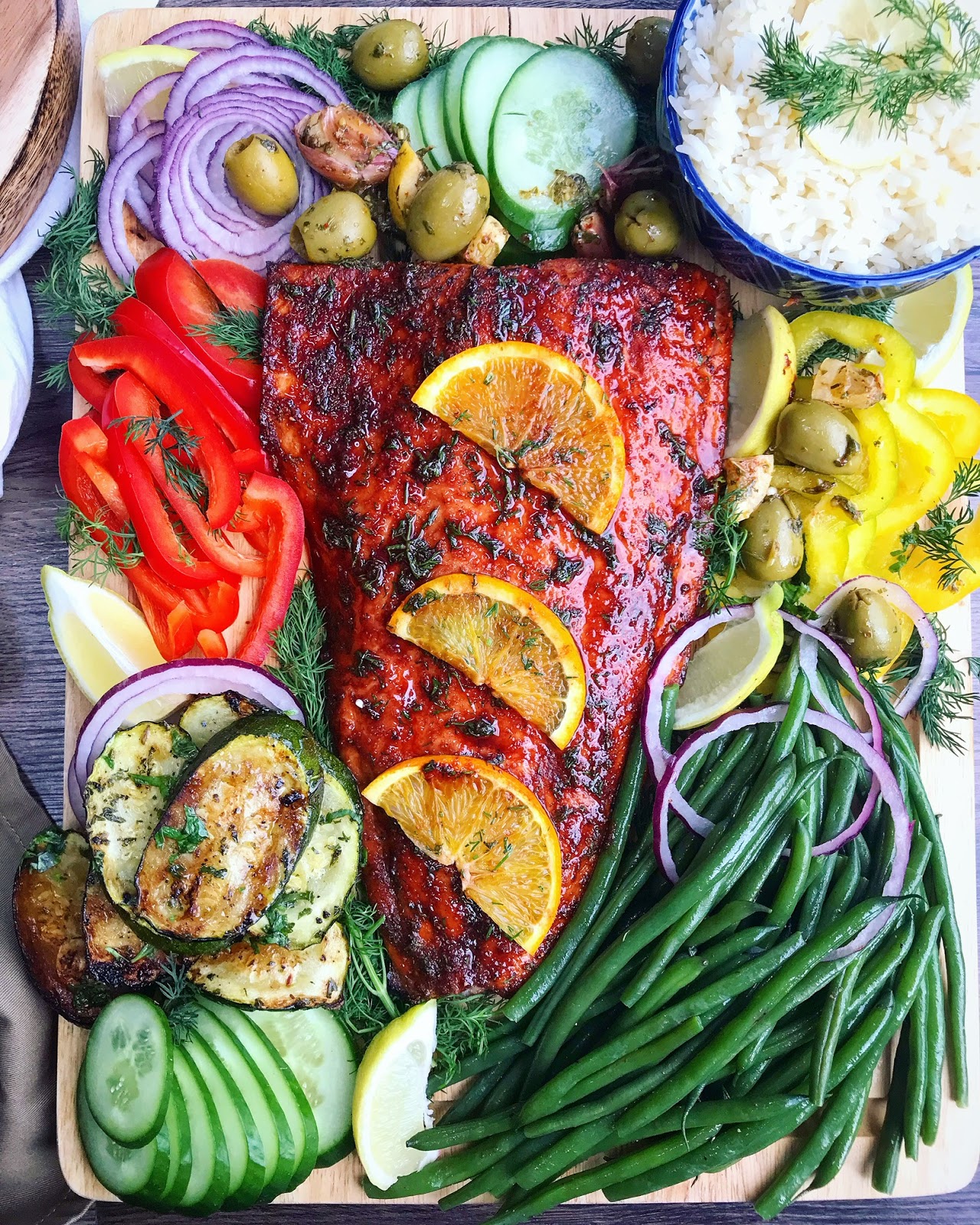 Pomegranate Molasses & Orange Roasted Salmon