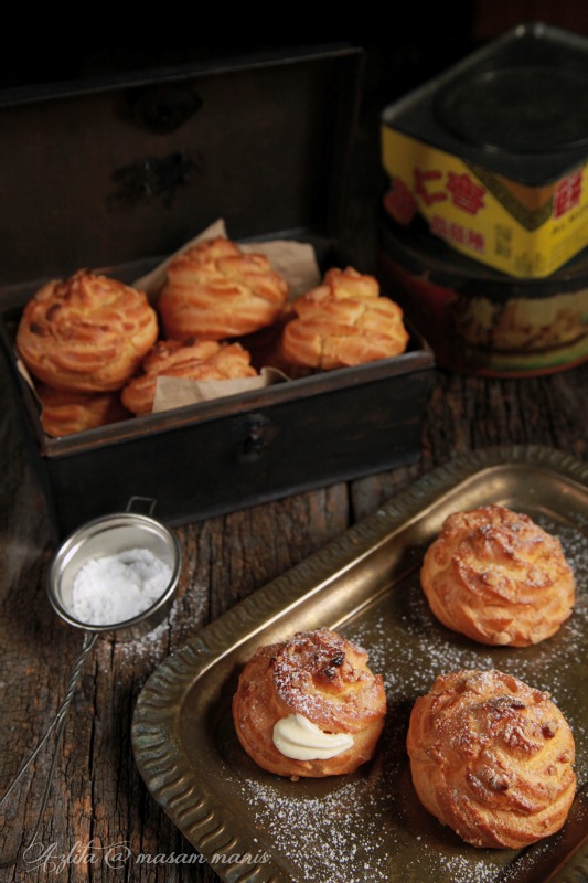 JAPANESE CRISPY CREAM PUFF - masam manis