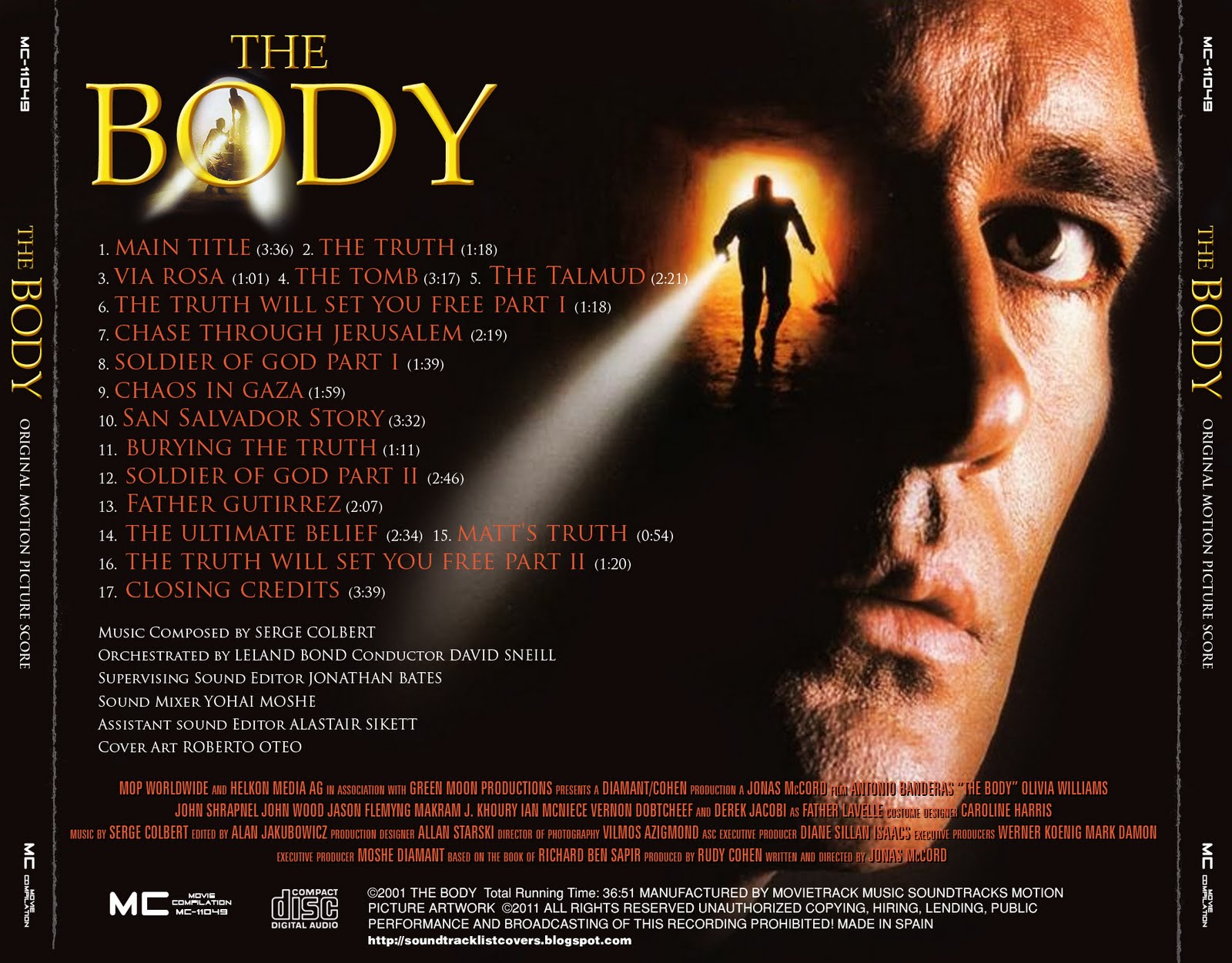 Soundtrack List Covers: The Body (Serge Colbert)