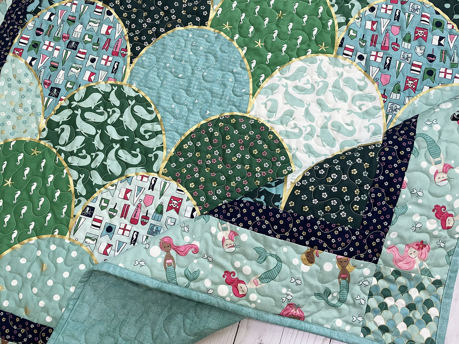 A Bit of Scrap Stuff - Sewing, Quilting, and Fabric Fun: Ahoy! Mermaids ...