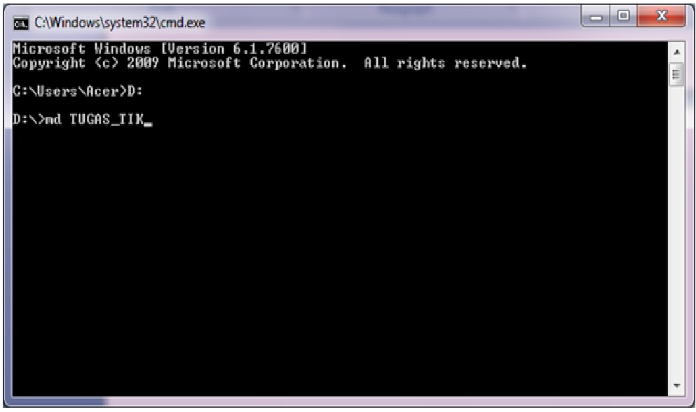 Sinus i / Sinus r = konstanta: 10 CONTOH PERINTAH COMMAND PROMPT