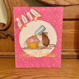 Beverly's Blog: House Mouse Birthday Cards in 3 versions