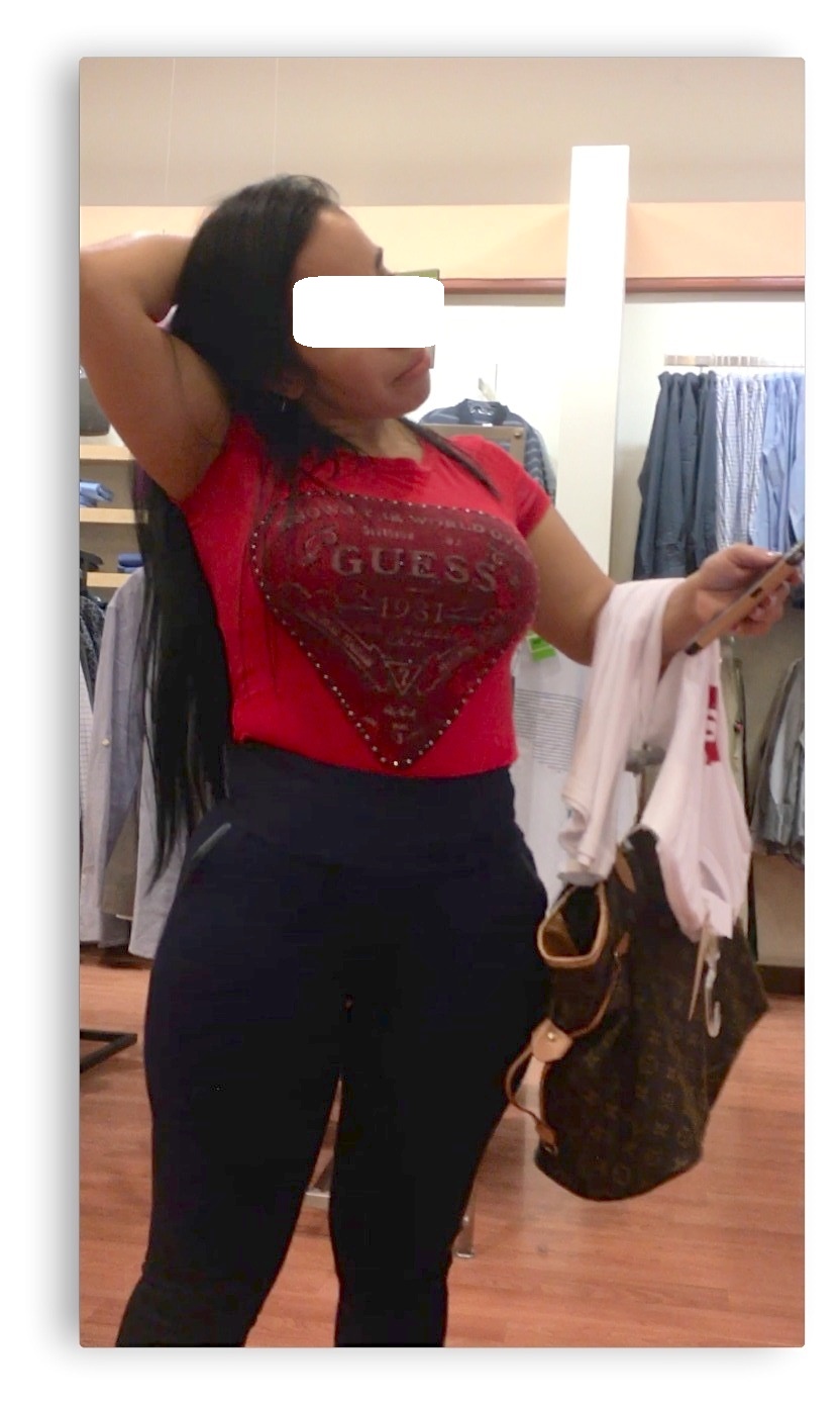 Mexicana sexy con ropa entallada caderas y trasero grande | Mujeres ...