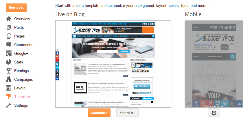 An update on Google Blogger’s Live on Blog Preview - BloggerSpice: SEO ...