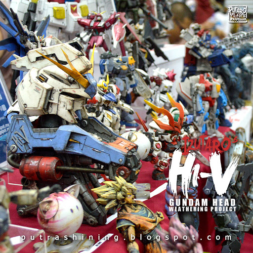 RX-93-ν2 Hi-ν Gundam Head | Customize Weathering by Putra Shining