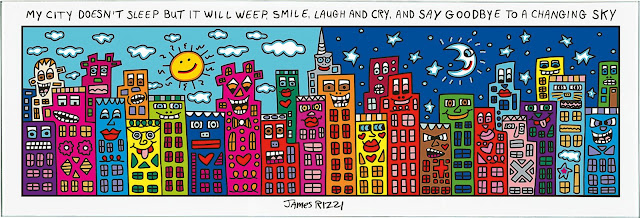 Elements of the Art Room: 3rd grade James Rizzi Cities!