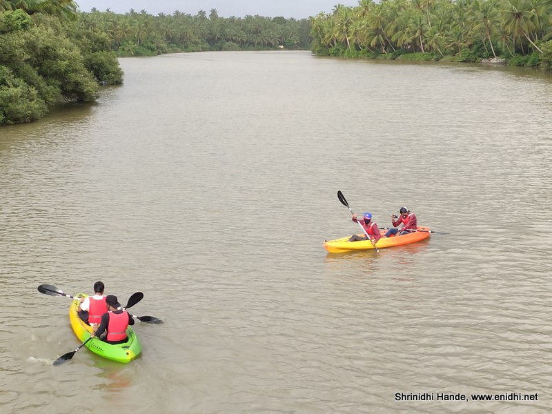 Kayaking adventure near Udupi in Suvarna river by Watersports Kemmannu ...