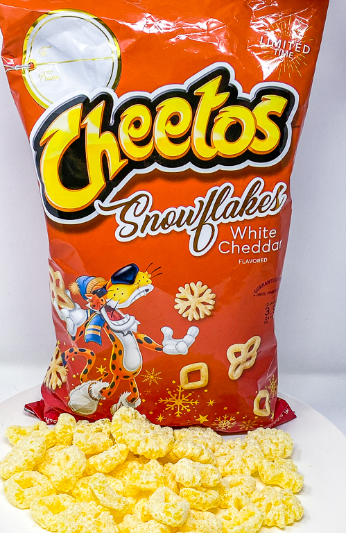 Tales of the Flowers: Holiday Treats - Cheetos Snowflakes