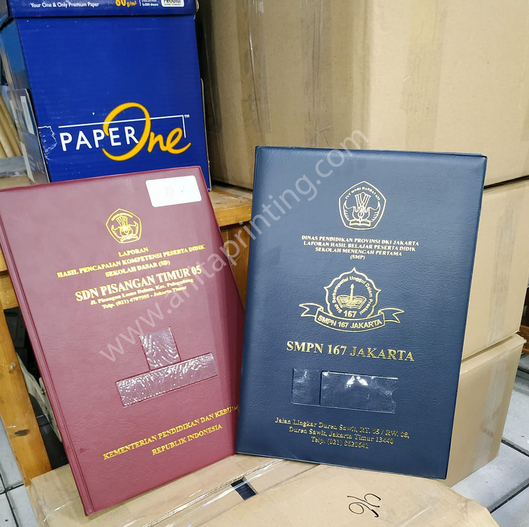 Jasa Cetak Map Raport Jakarta - Anita Printing