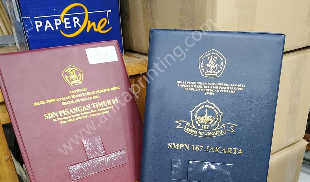 Jasa Cetak Map Raport Jakarta - Anita Printing