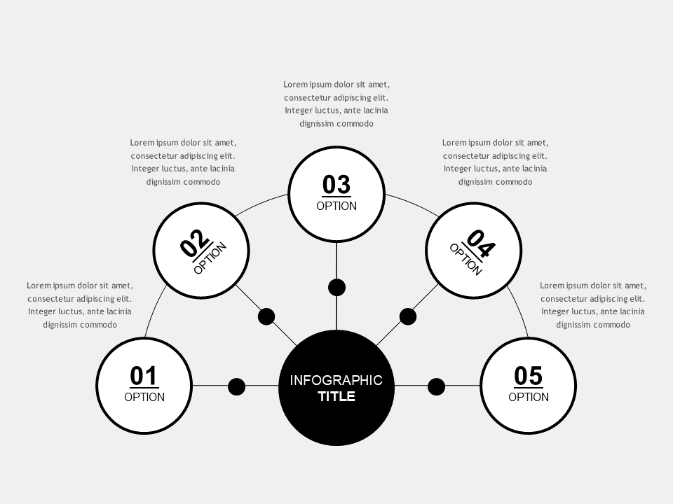 Dot Connection Expand Circle PowerPoint Templates - PowerPoint Free