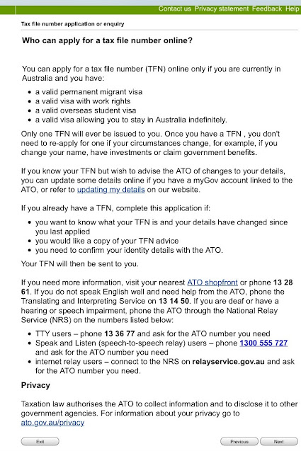 How to acquire your Australian TFN