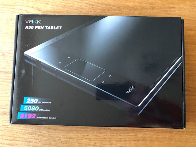 The Steve B Graphics Studio Ltd. Blog: Veikk A30 Tablet Review
