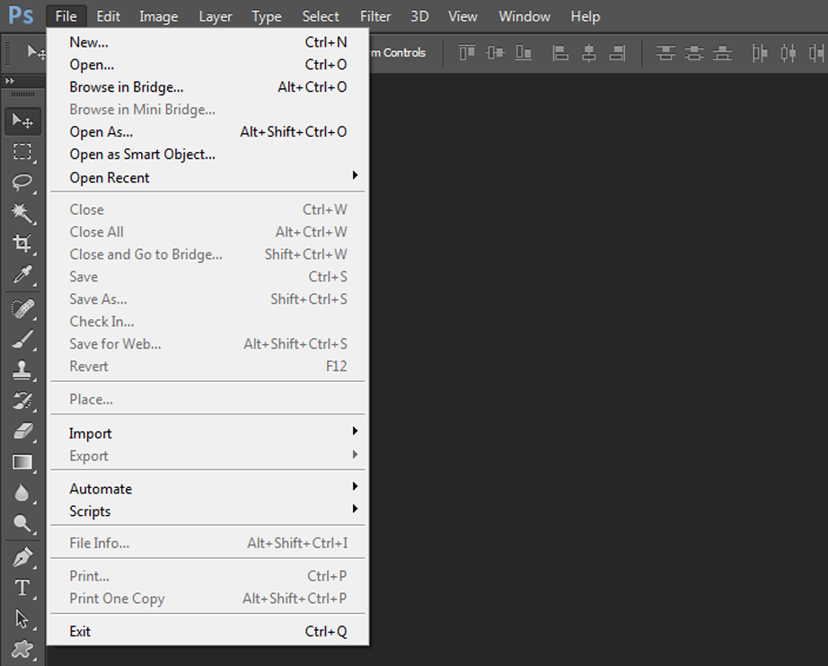 Mengenal User Interface Adobe Photoshop Untuk Pemula