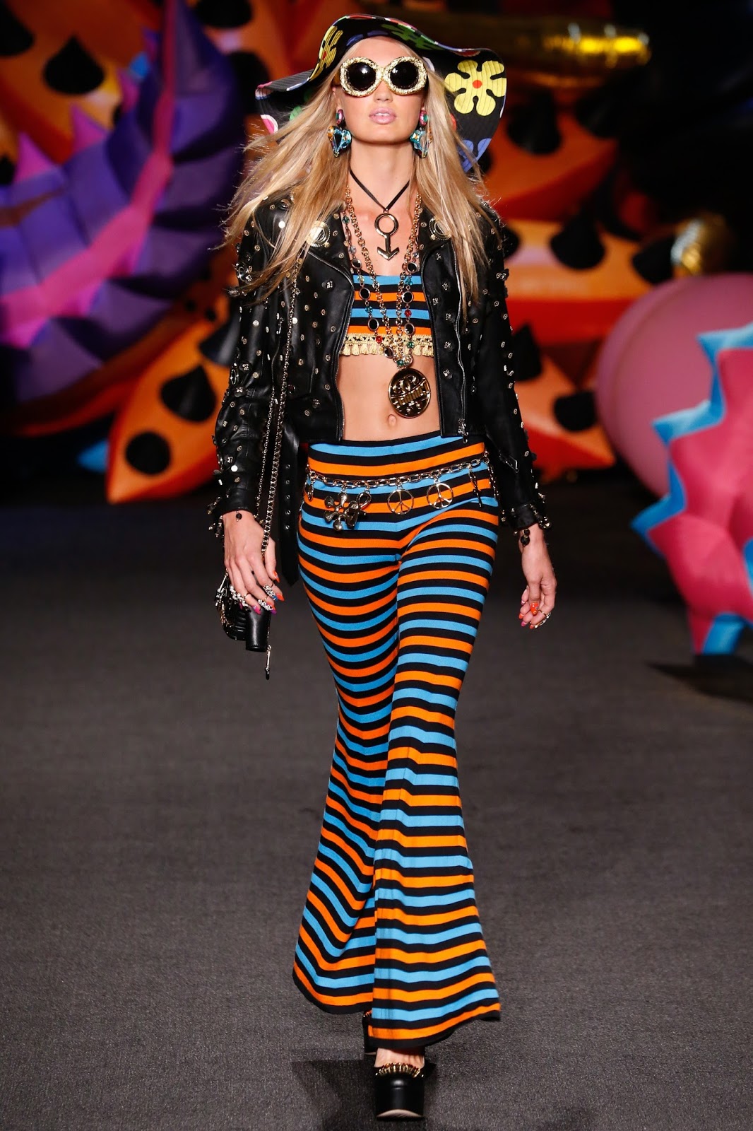 Moschino brings a funky and colourful Resort 2017 collection