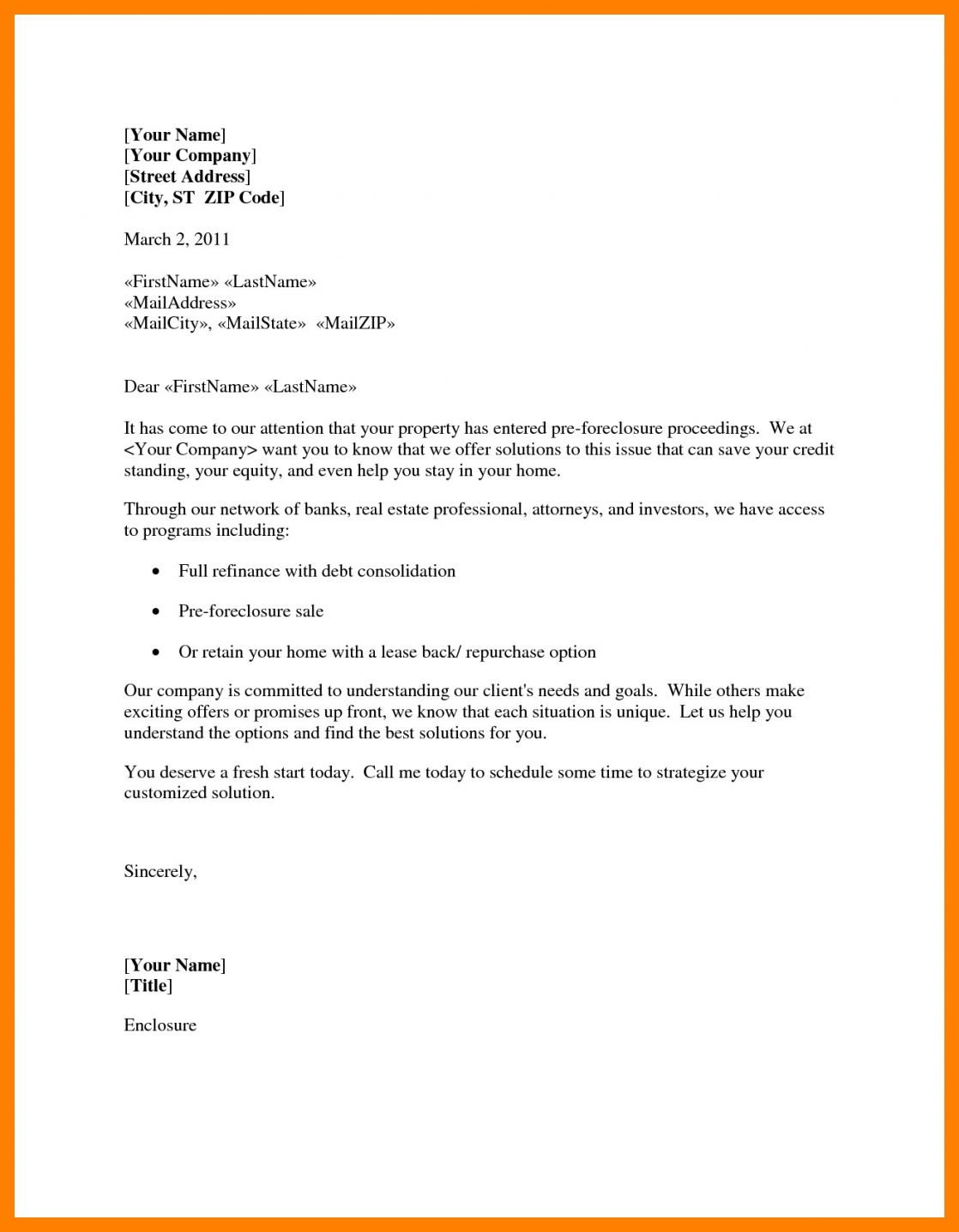 Debt Consolidation Letter Template ~ Resume Letter