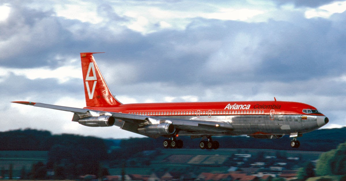 Jet Flugzeuge und Spezielles: Avianca Boeing 707-359 HK-1410 / Boeing ...