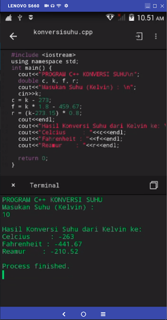 Membuat Program Konversi Suhu dengan C++