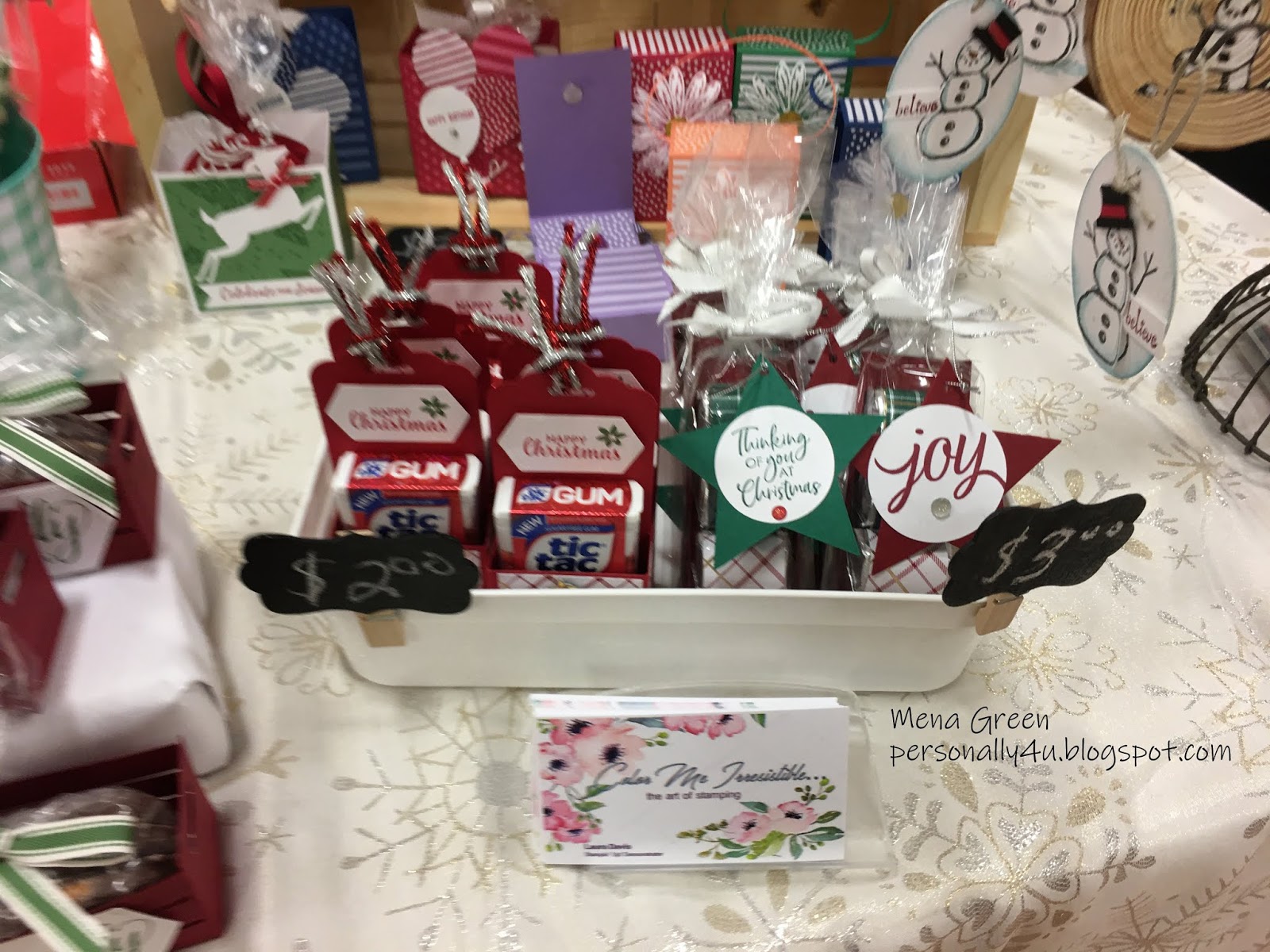 Personally Yours: Stampin' Up! Craft Fair Display