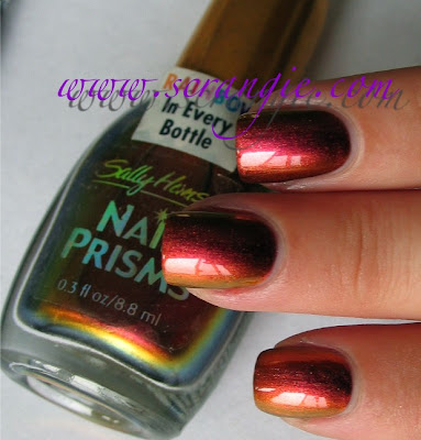 Scrangie: Sally Hansen Nail Prisms Amber Ruby