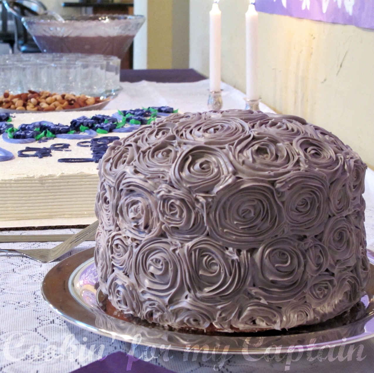 Cookin' for my Captain: Flower Icing Cake