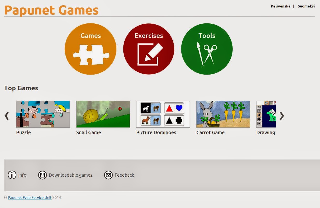 Informática para Educación Especial: Papunet Games, una fantástica ...