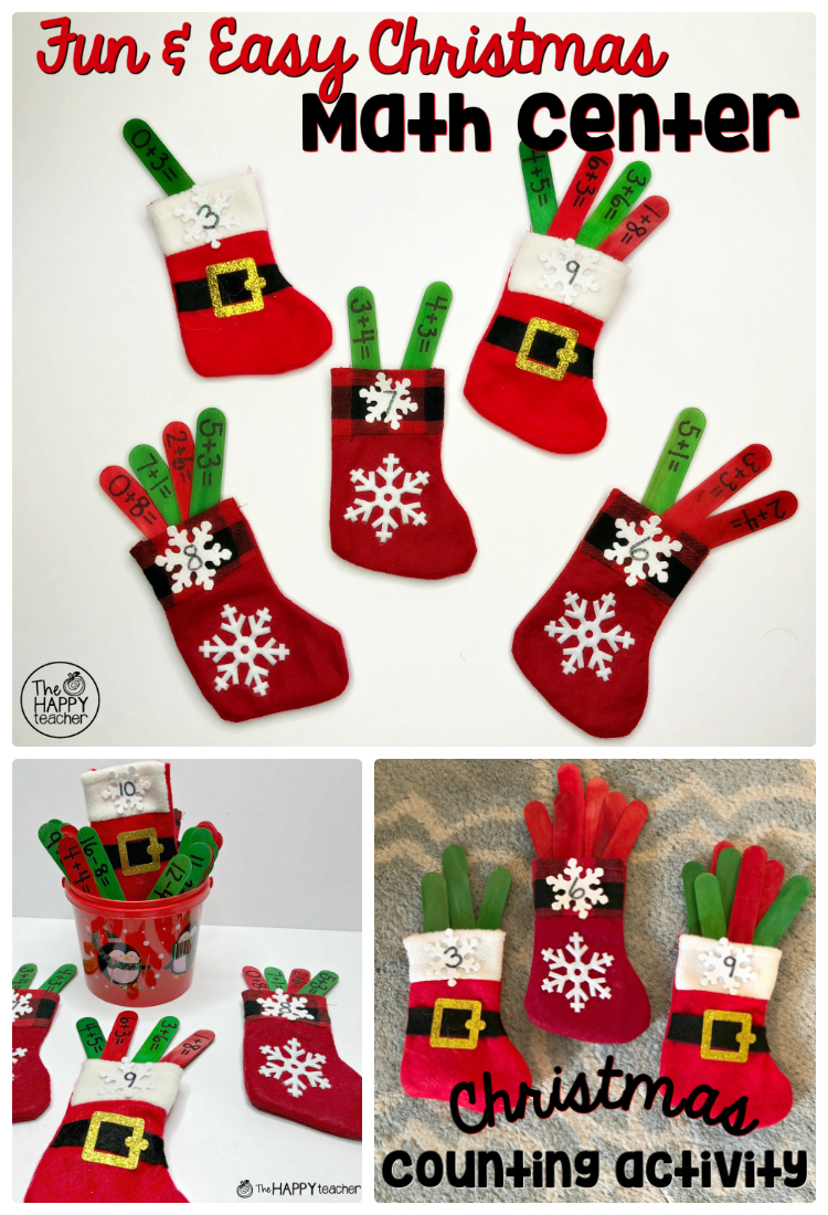 Christmas Math Activity | TheHappyTeacher