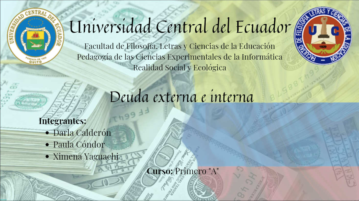 TEMA 3: Deuda interna y externa - Realidad Social (portafolio)