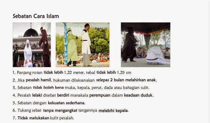 Perbezaan Hukuman Sebat Cara Islam (Hudud) Dan Sivil - XiNzeRy Dot My