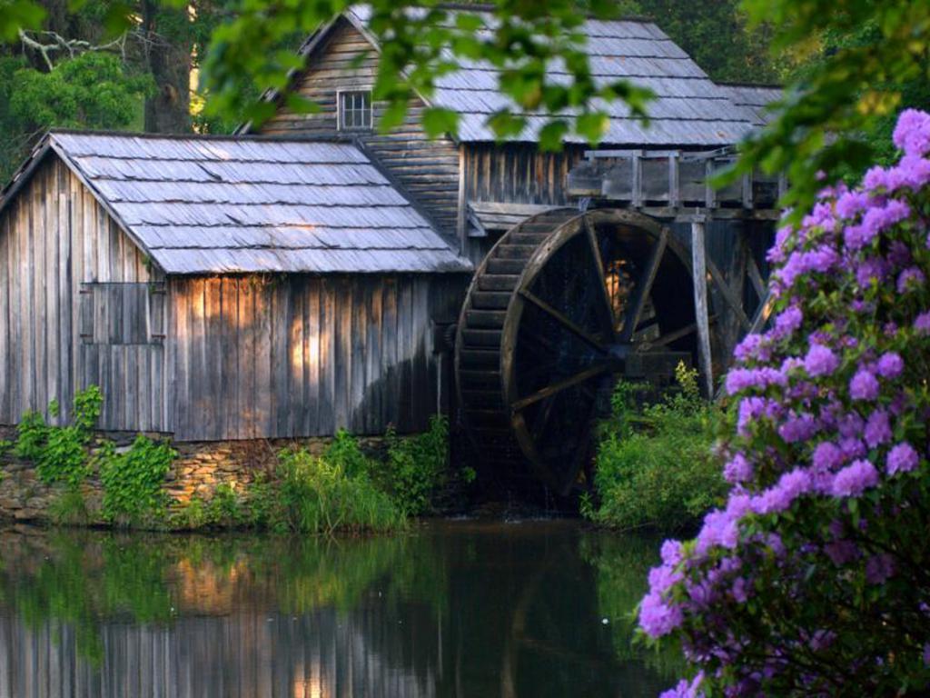 Critter Sitter's Blog: Old Water Wheel Mills in the USA