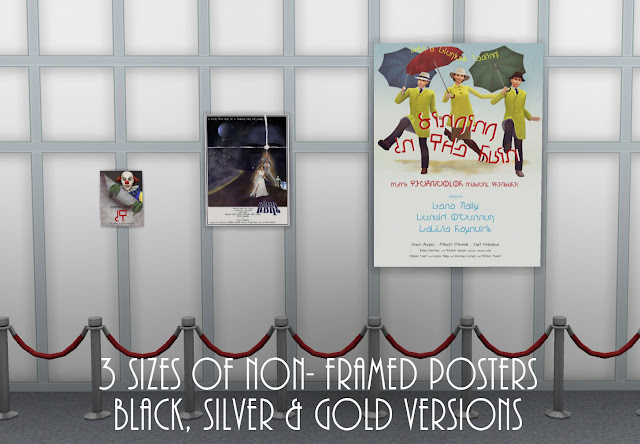 TS4: Famous Film Posters | History Lover's Sims Blog