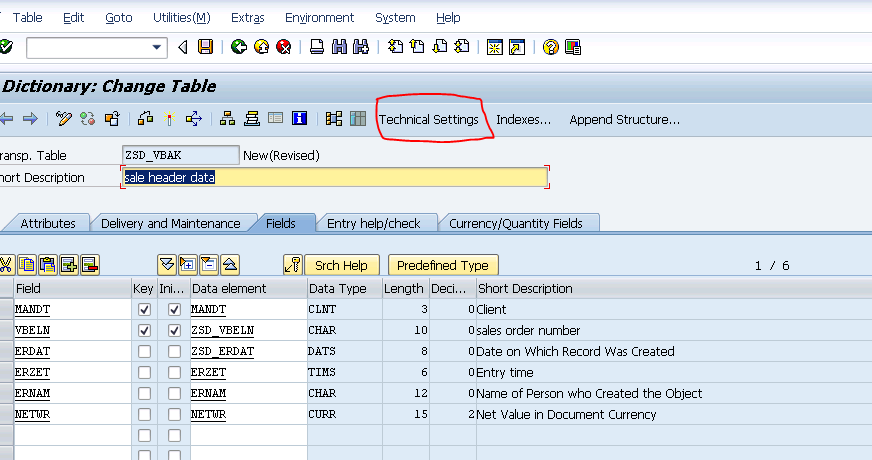 SAP TECH: Creating Transparent Master Table