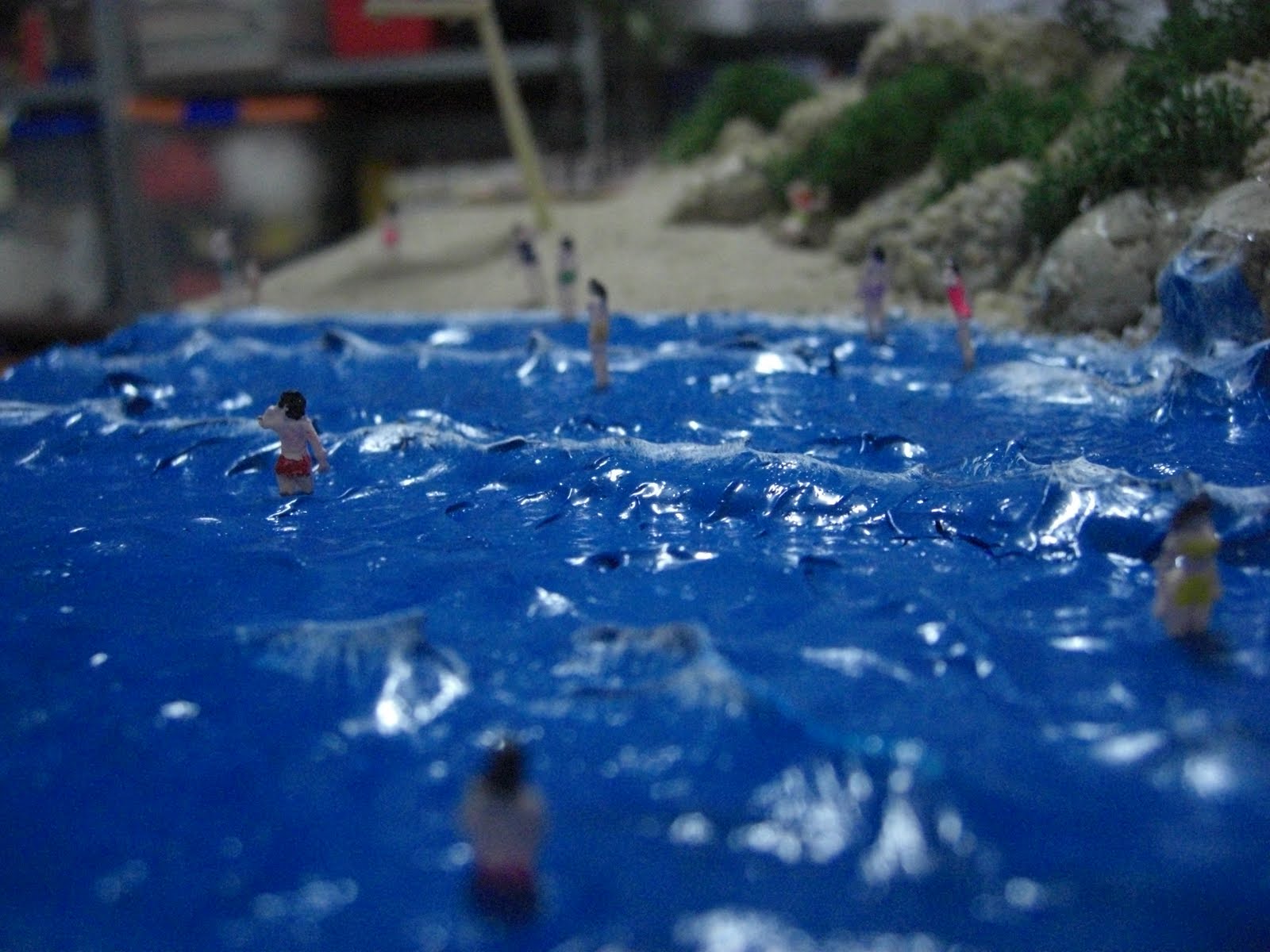 LA MAQUETA DE "SPONSH" escala (H0) v.4.0: PLAYA.... Y OLEAJE...