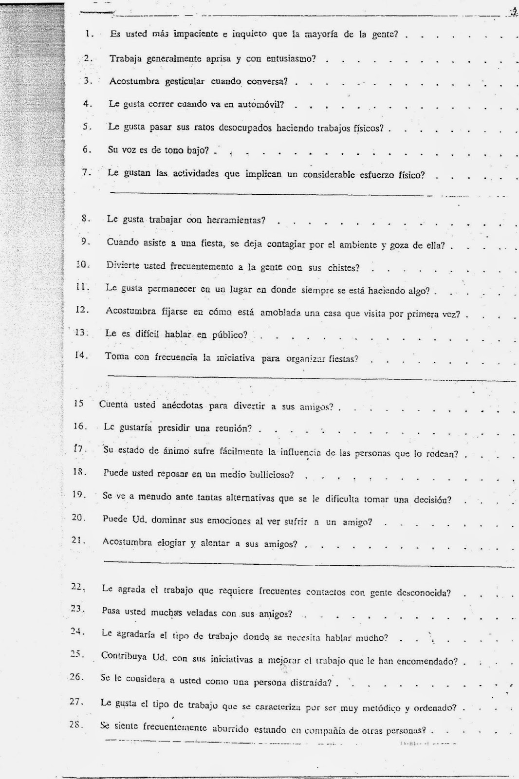 TEST DE THURSTONE.: noviembre 2014