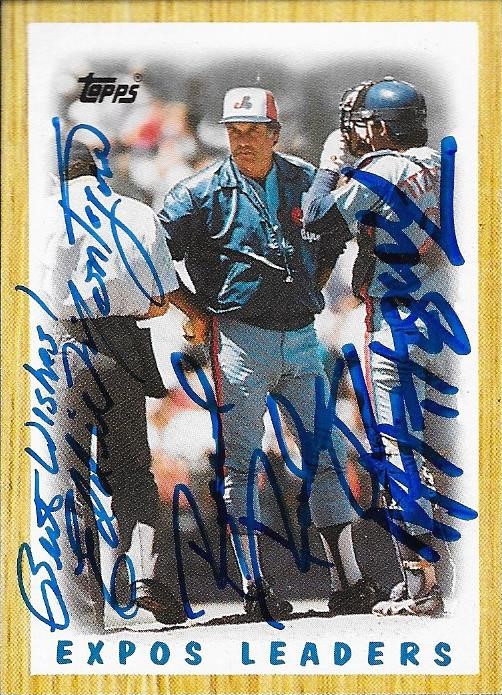 foul bunt: Another TTM Success From Ed Montague