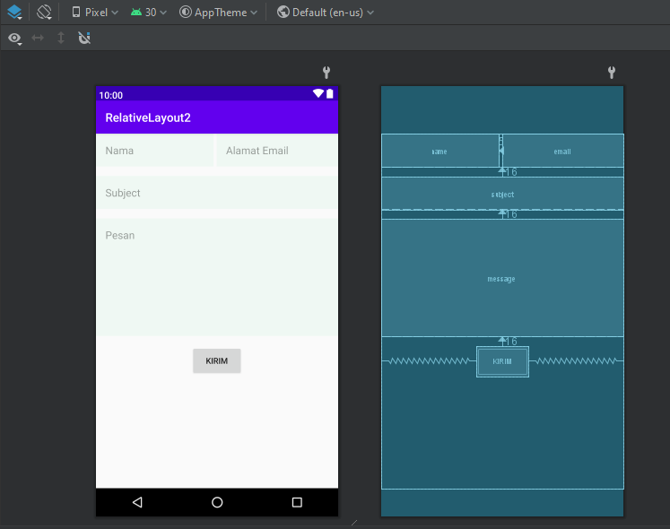 Pengenalan LAYOUTING Part 1 (LinearLayout, RelativeLayout, TableLayout, AbsoluteLayout) Pada ...