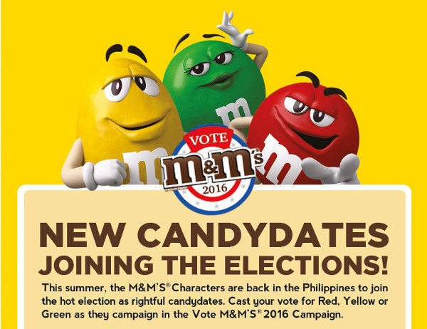 Lemon GreenTea: Show your true colors and vote for your favorite M&Ms ...