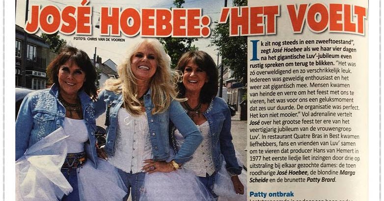 All About LUV' (past, present, future and more): José Hoebee in Party ...