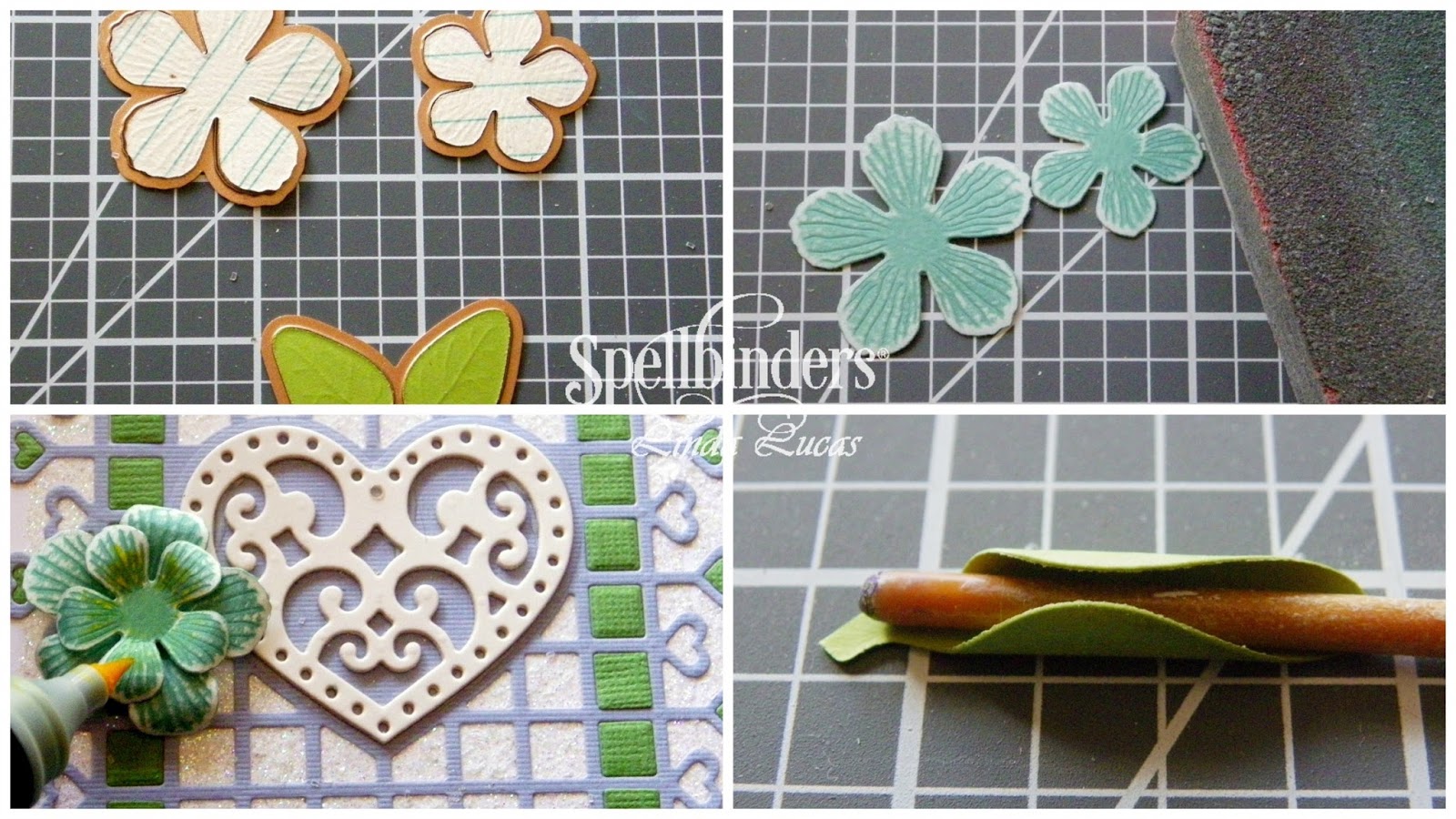 Lovely Linda's Craft Central!!: Spellbinders Trailing Hearts Tutorial
