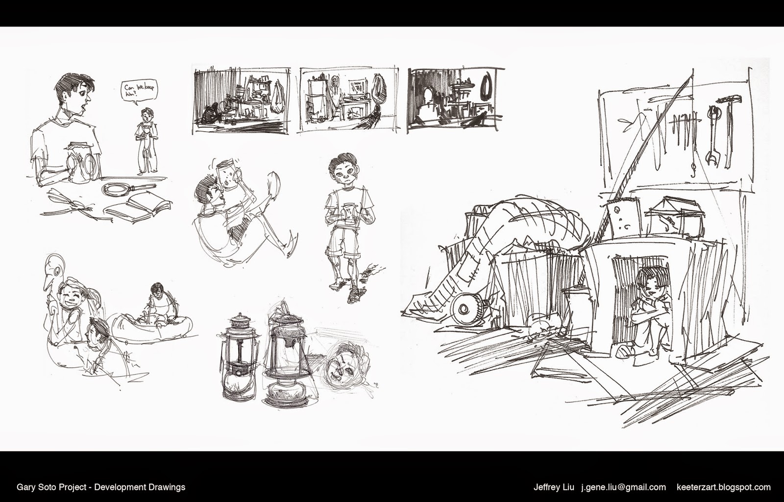 Art of Jeff Liu: 117A- Gary Soto Project